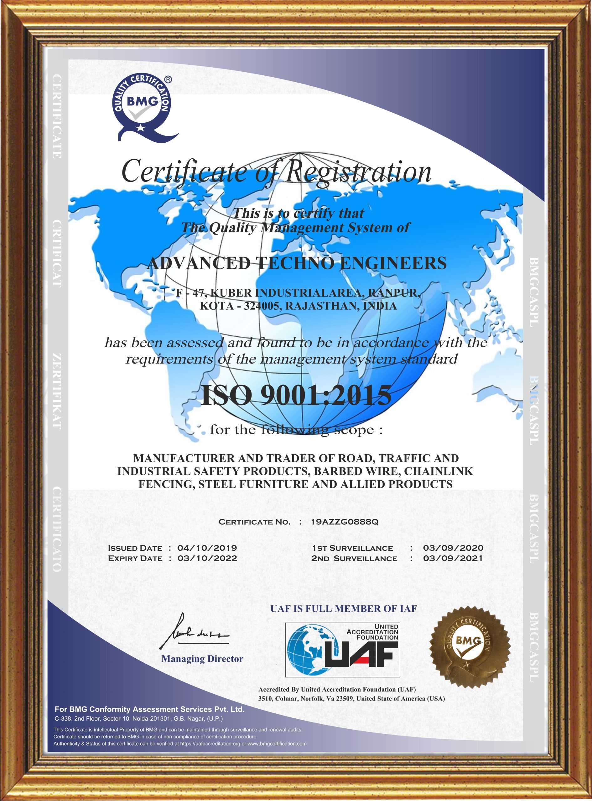 Advanced Techno Engineers – Salvitas – Road Safety Products